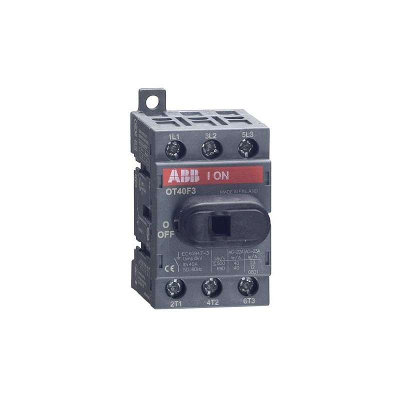 TLA Distribution Ltd - ABB | OT40F3 | 1SCA104902R1001 | Switch Disconnector | 3 Pole | 40 Amps ...