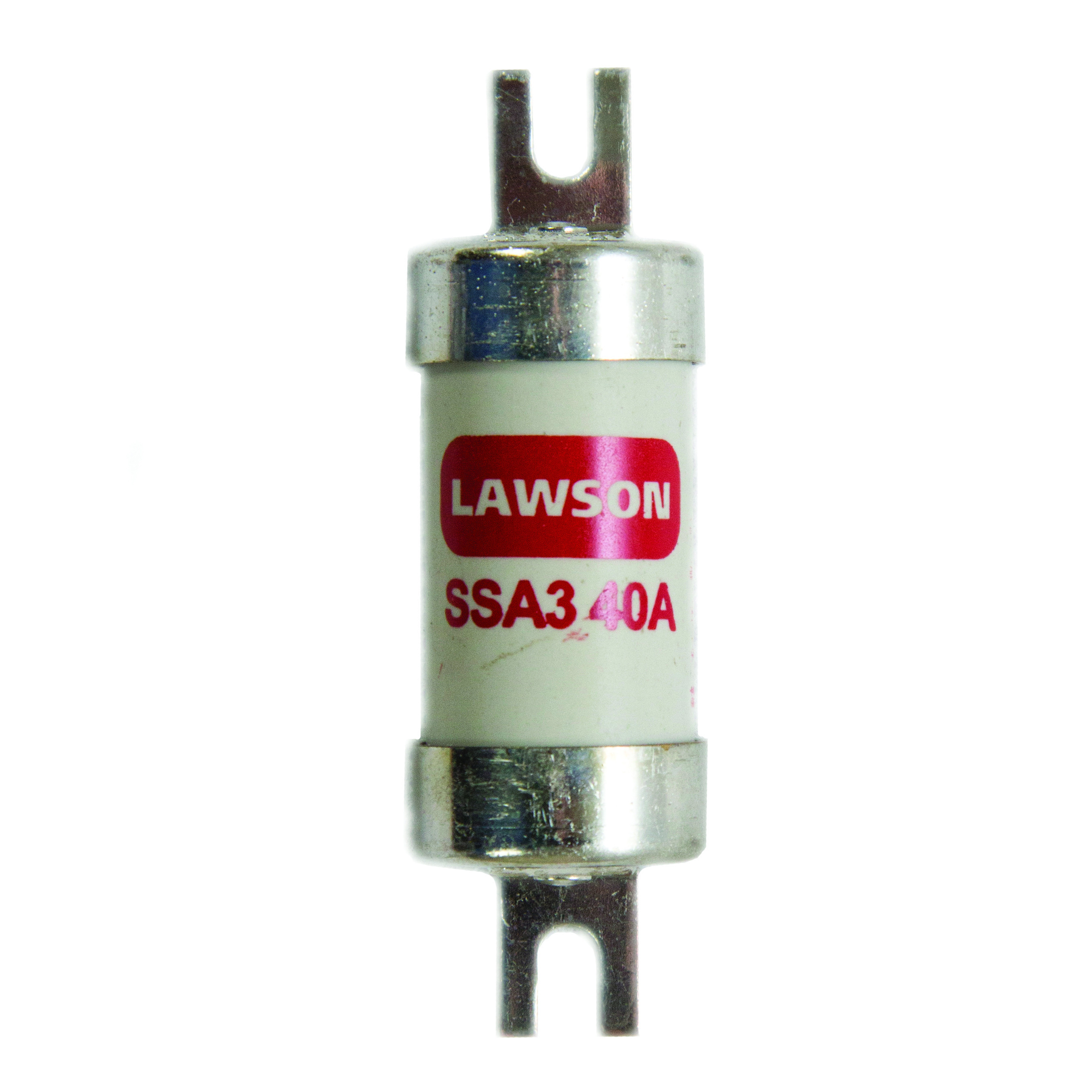TLA Distribution Ltd - Lawson SSA340 | BS88 Offset Tag Fuse A3 | 40 Amp ...